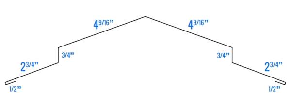 Metal Ridge Caps - 1st Coast Metal Roofing Supply