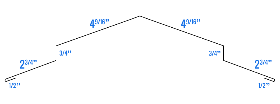 Metal Ridge Caps - 1st Coast Metal Roofing Supply